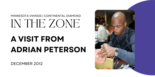 A Visit from Adrian Peterson | Continental Diamond