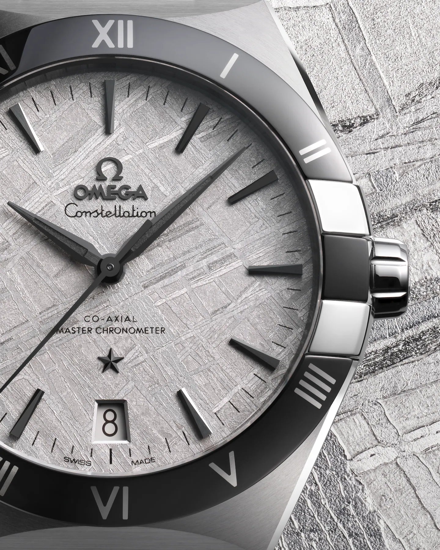 Just Launched: Omega Constellation Meterorite Collection | Continental ...