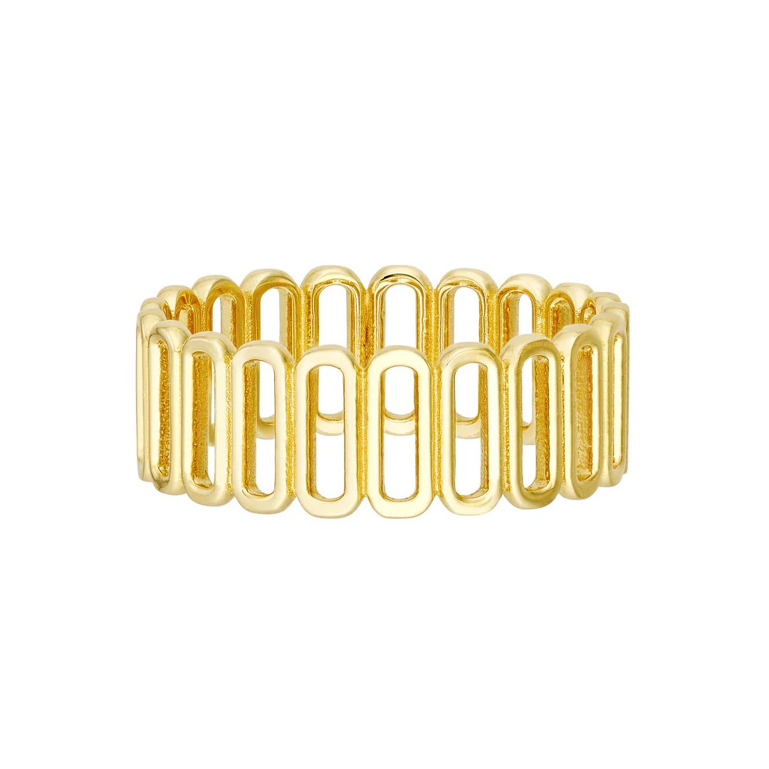 Paper Clip Ring | Continental Diamond
